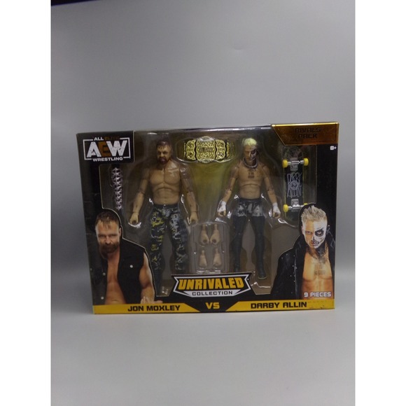 Aew | Toys | Aew Unrivaled Collection Jon Moxley Vs Darby Allin Rivals ...